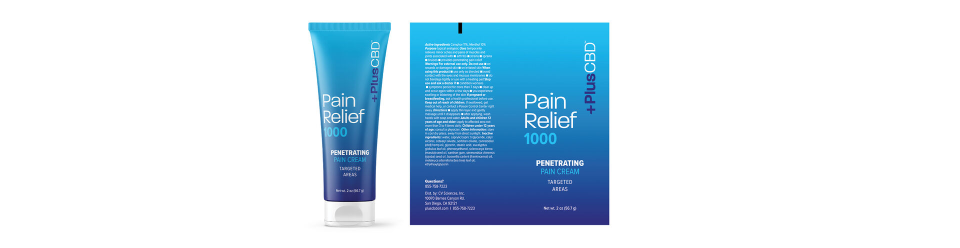 PlusCBD Oil Pain Cream 1000 - Certificate of Analysis